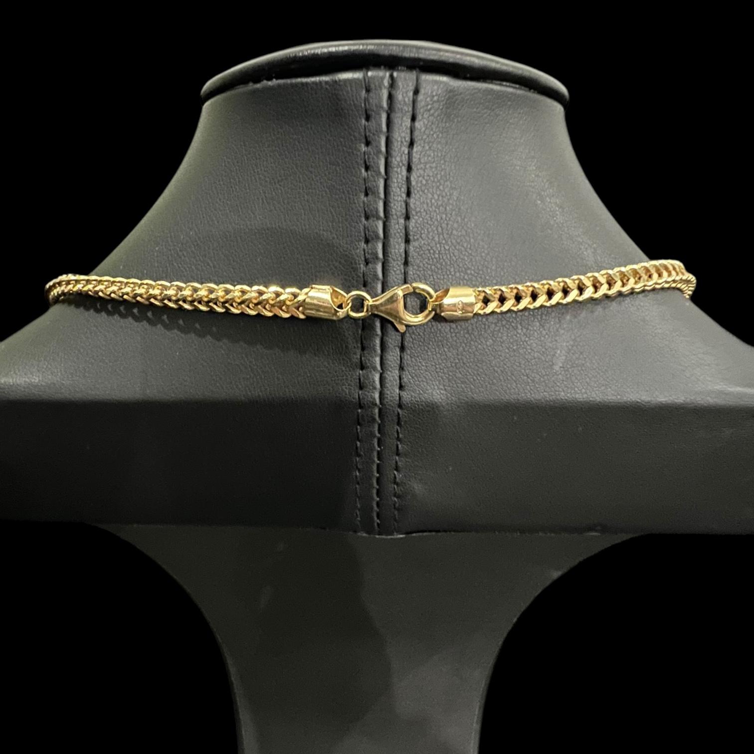 9ct Gold Franco Chain 24" 4mm | JK Precious Metals